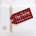 Buffalo Plaid Editable PDF Printable Christmas Gift Tags - Etsy