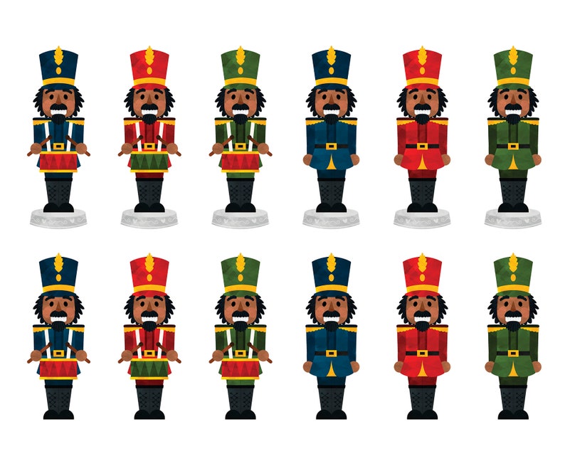 Nutcracker Clipart Christmas Clipart Winter Clipart - Etsy