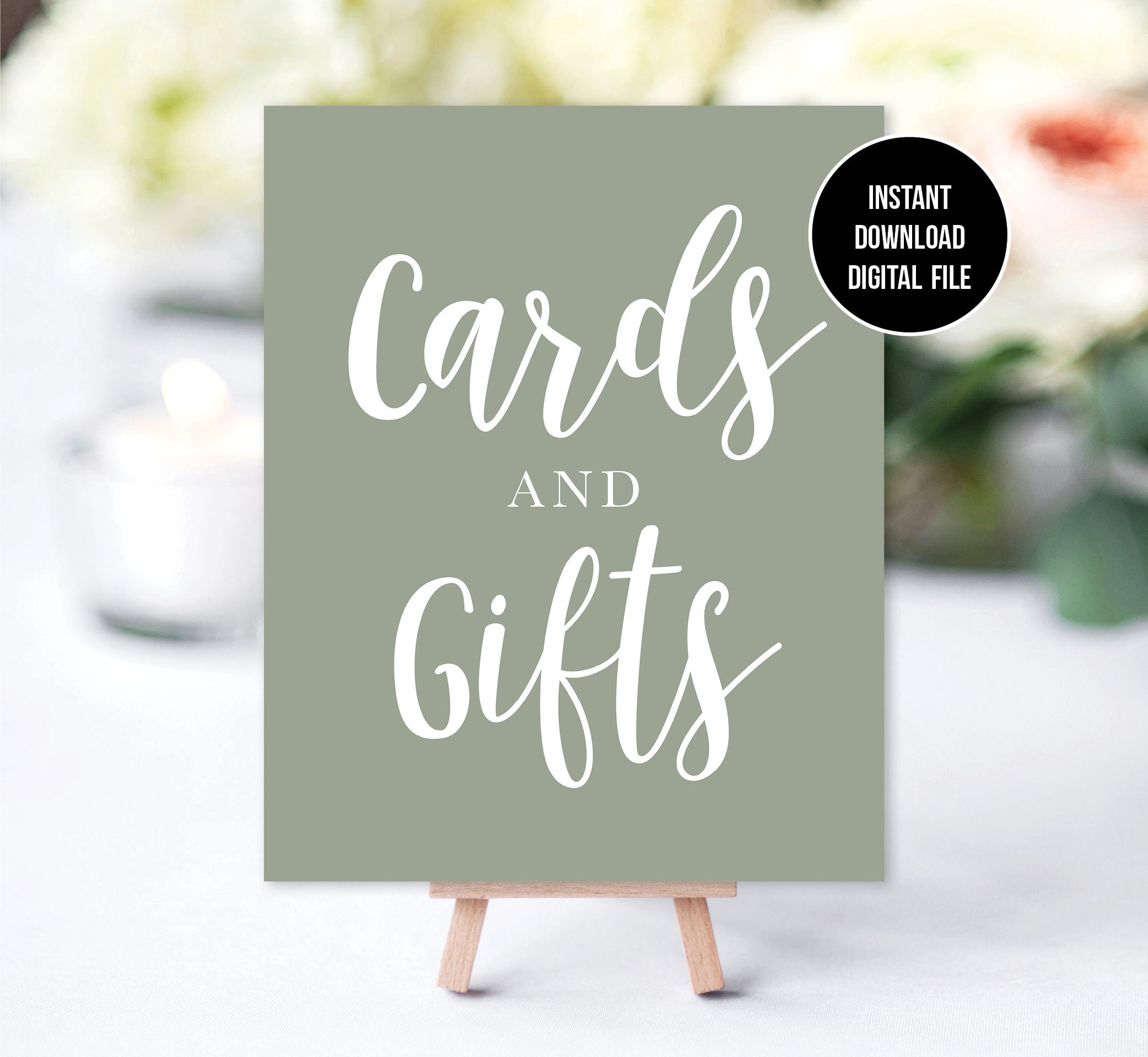 Party Supplies Cards and Gifts Printable Gift Table Sign 8x10 Printable ...