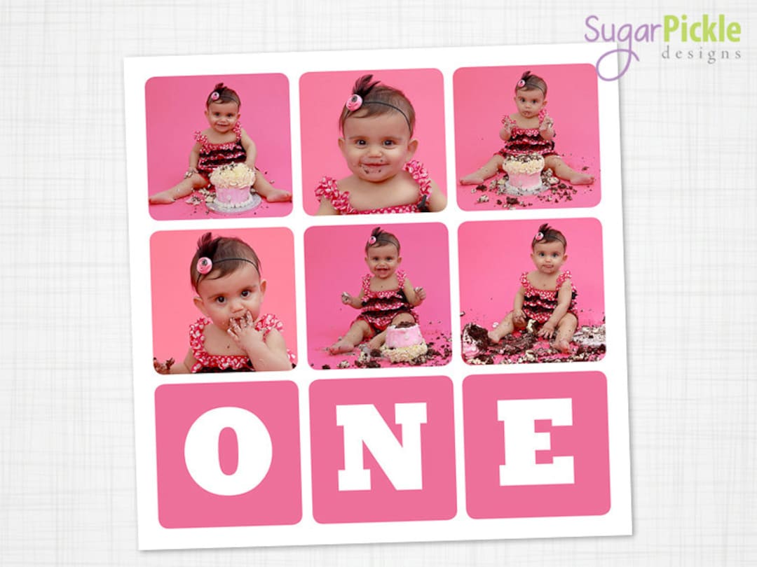 Cake Smash Template, Storyboard Template, 12x12 Cake Smash Story Board ...