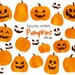 Spooky Halloween Pumpkin Clipart, Jack O'lantern Clip Art - Etsy