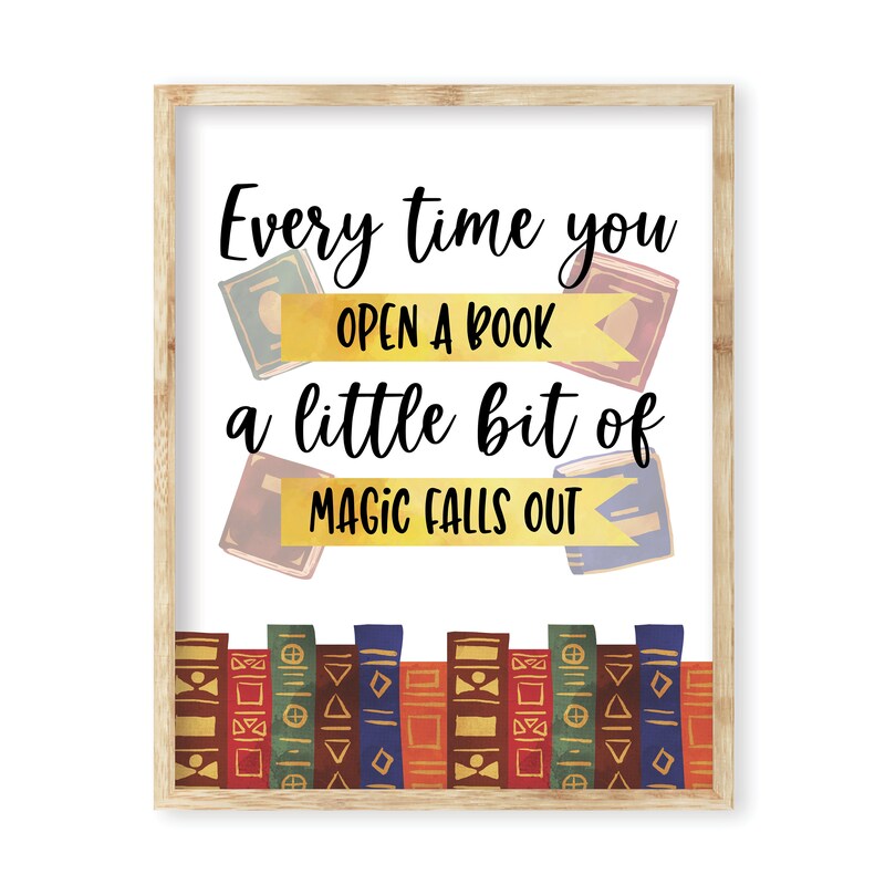 Reading Poster - Etsy