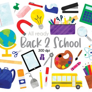 Back to School Clipart - Back to School Download - School Bus ...