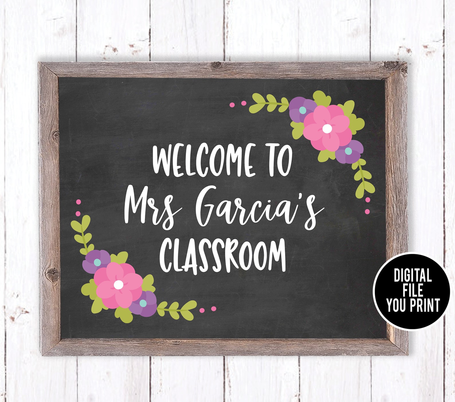 Classroom Welcome Sign Printable TEACHER Sign Cactus Themed - Etsy Canada
