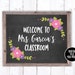 Classroom Welcome Sign Printable TEACHER Sign Cactus Themed - Etsy Canada