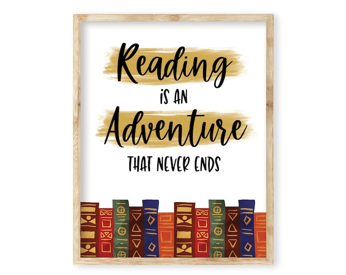 Reading Printable Poster, Classroom Reading Nook, Classroom Reading ...