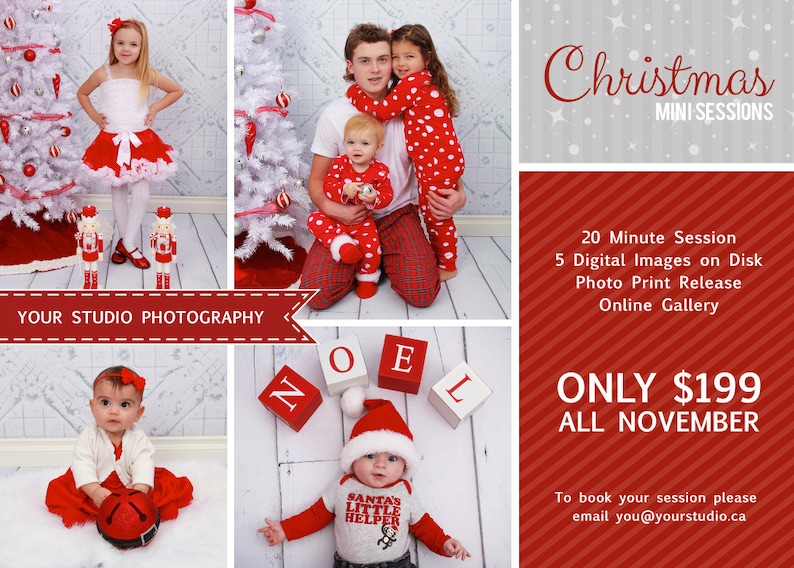 Christmas Mini Session Christmas Mini Session Template - Etsy