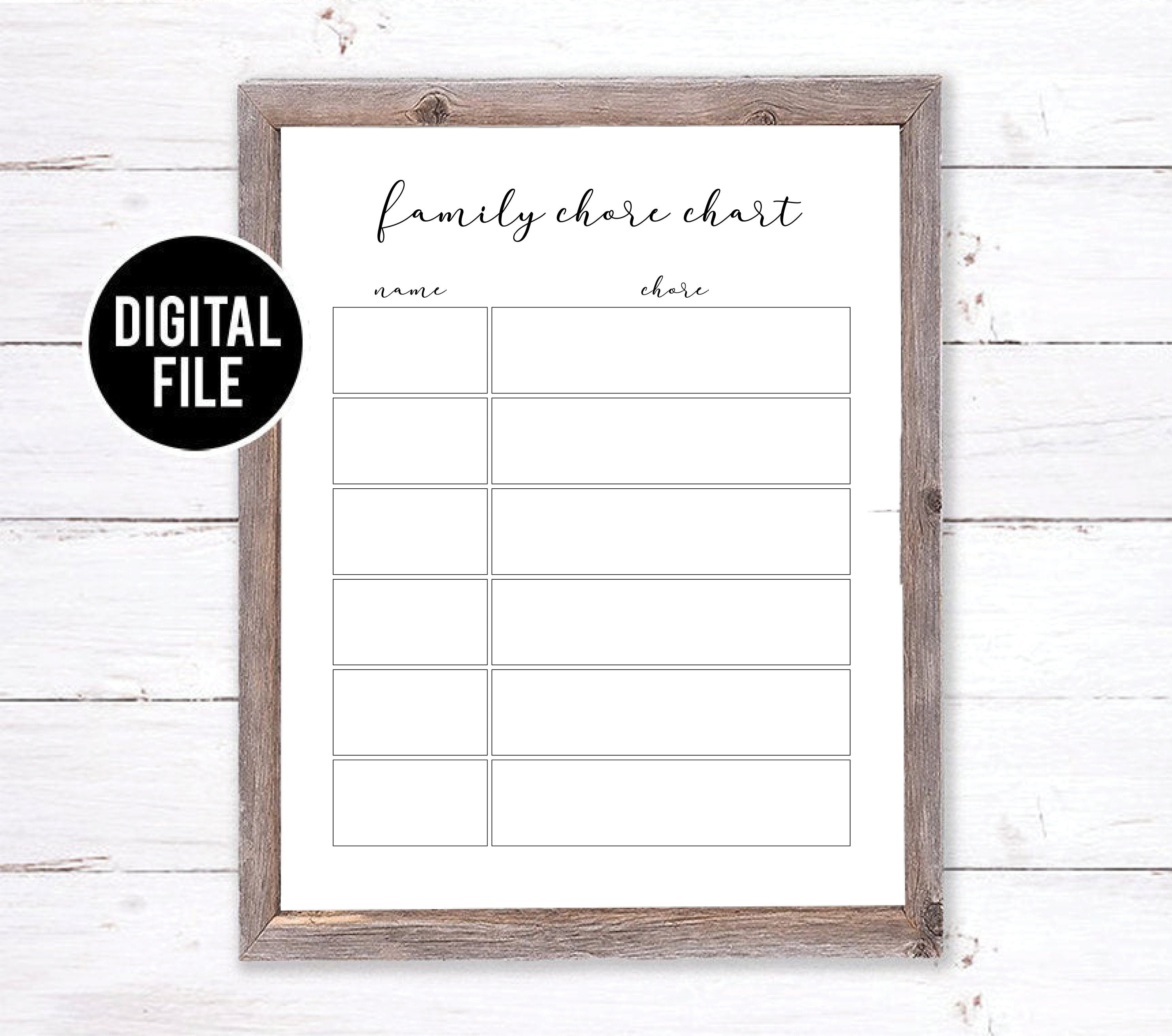 Farmhouse Family Organization Command Center Wall Calendar - Etsy Canada