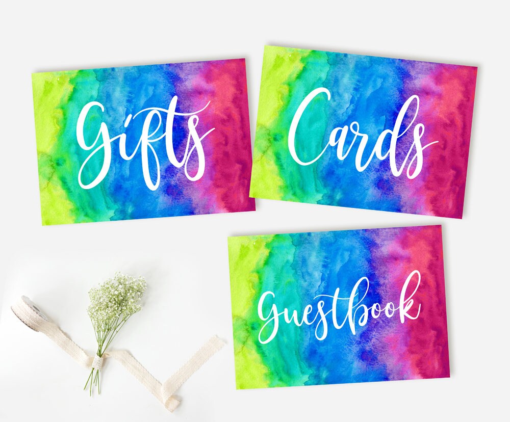 Wedding Table Numbers Multi Color Table Numbers Reception | Etsy