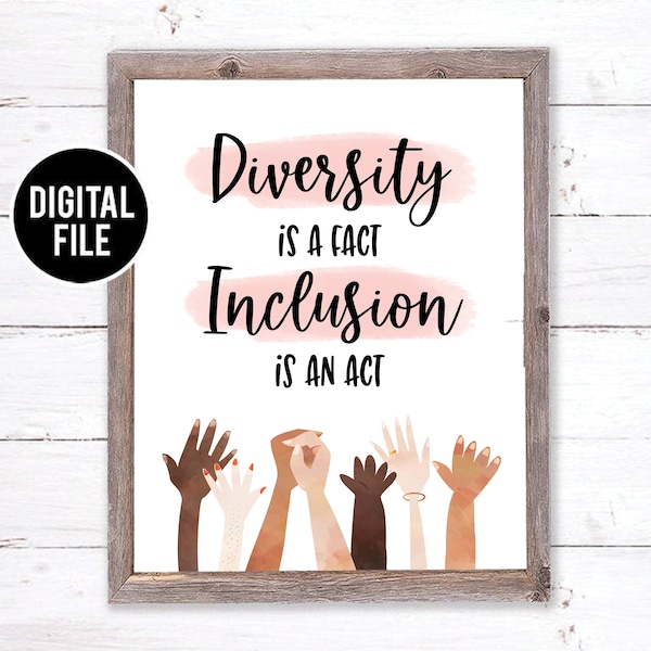 Diversity Poster - Etsy