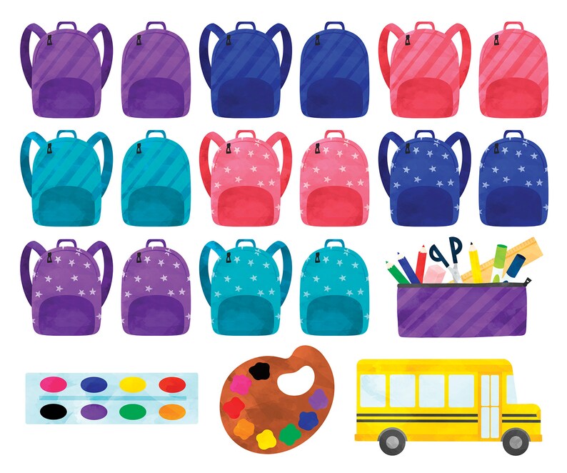 Back to School Clipart - Back to School Download - School Bus ...