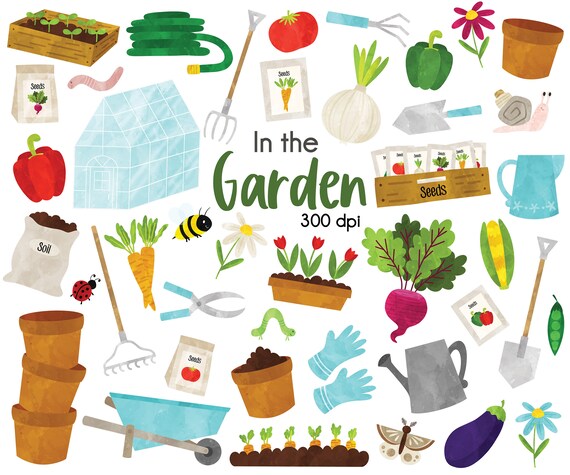 Clipart Vegetable Garden