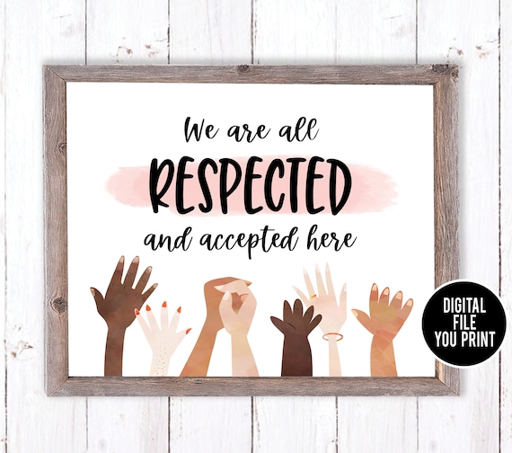 Diversity And Equality Poster