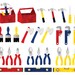 Hand Tools Clipart Bundle, Dad's Tool Box Clipart, Hammer, Saw, Wrench ...