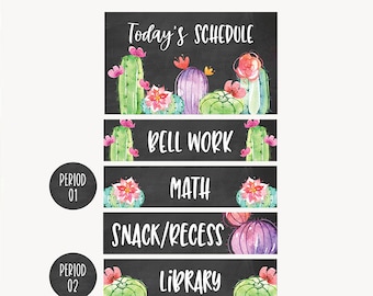Classroom Schedule - Etsy