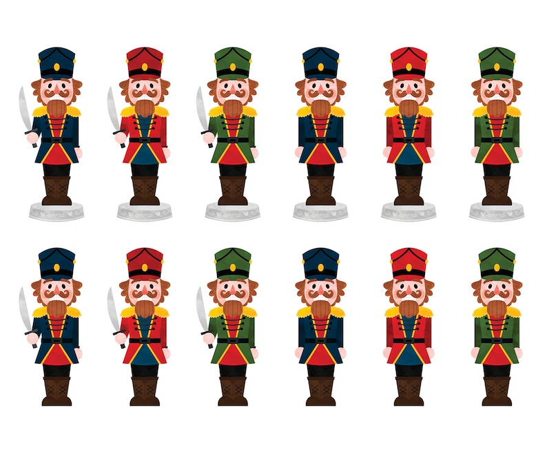 Nutcracker Clipart Nutcracker Suite Nutcracker Ballet - Etsy