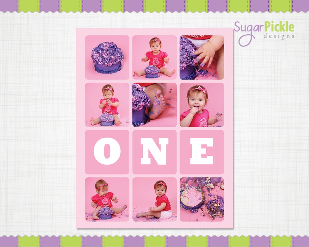 Cake Smash Template Storyboard Template Cake Smash Collage - Etsy