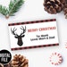 EDITABLE Christmas Gift Tags, Holiday Gift Tag Printables, Christmas ...