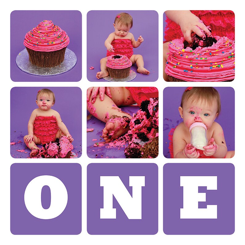 Cake Smash Template Storyboard Template 12x12 Cake Smash - Etsy