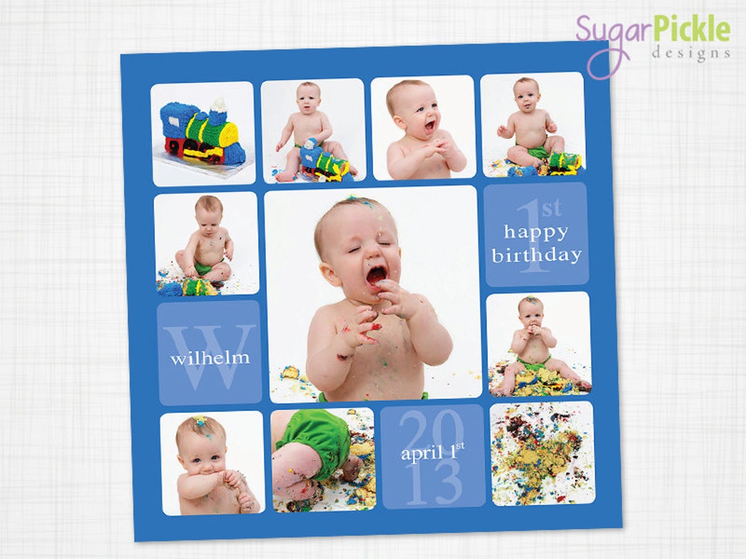 Cake Smash Template, Story Board Template, Cake Smash Storyboard, 12x12 ...