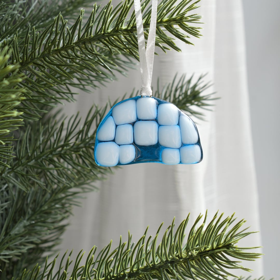 Igloo Christmas Tree Decoration Ornament Glass Christmas Decoration ...