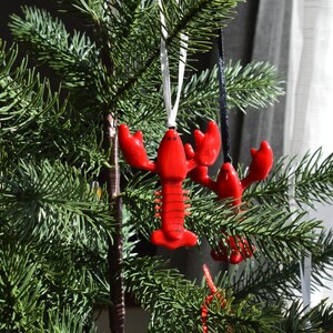 Lobster Ornament for Christmas Tree - Etsy