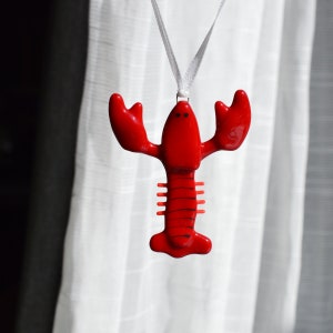 Lobster Ornament for Christmas Tree - Etsy