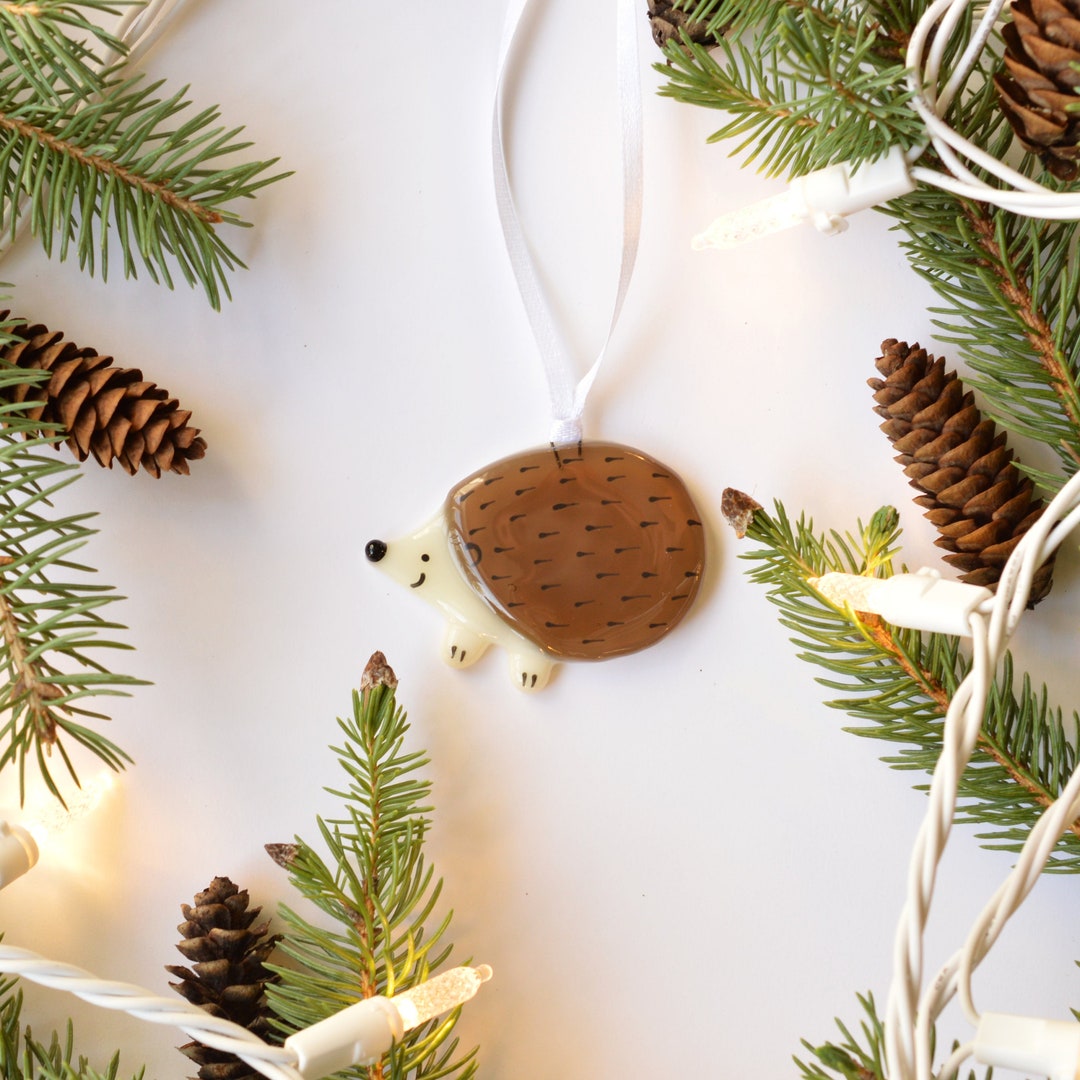 Harrison the Hedgehog Christmas Ornament - Etsy Canada