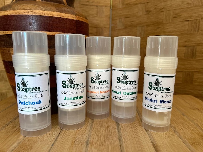 All-natural Solid Lotion Sticks - Etsy