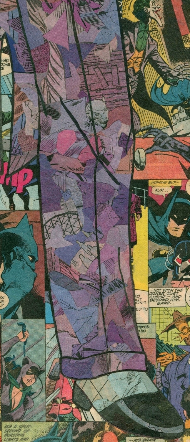 Joker Comic Collage - Giclee Print - Etsy