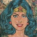 Wonder Woman Comic Collage - Giclee Print - Etsy