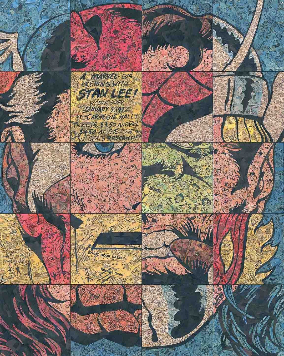 Marvel Faces Giclee Print - Etsy