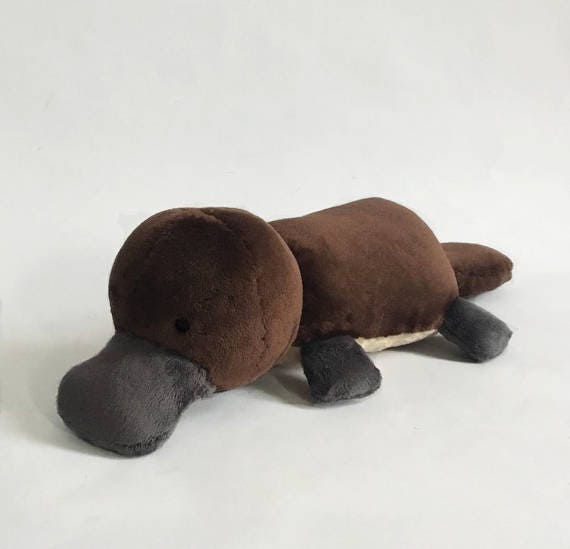 Light blue platypus stuffed animal - meisterpery