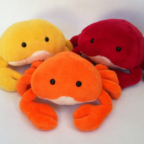 Soft & Squishy Crab Plush - Etsy
