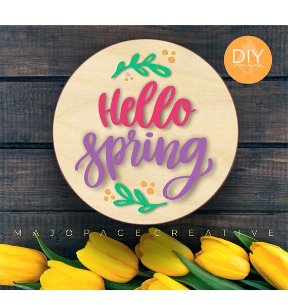 Craft Supplies & Tools Gift Girls Night Unfinished Home Decor Hello ...