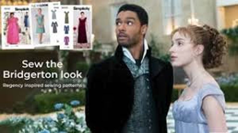 Simplicity Sewing Pattern S9434 Regency Gown Size 10-18 UNCUT Bridgerton Jane Austen Guilded Age ...