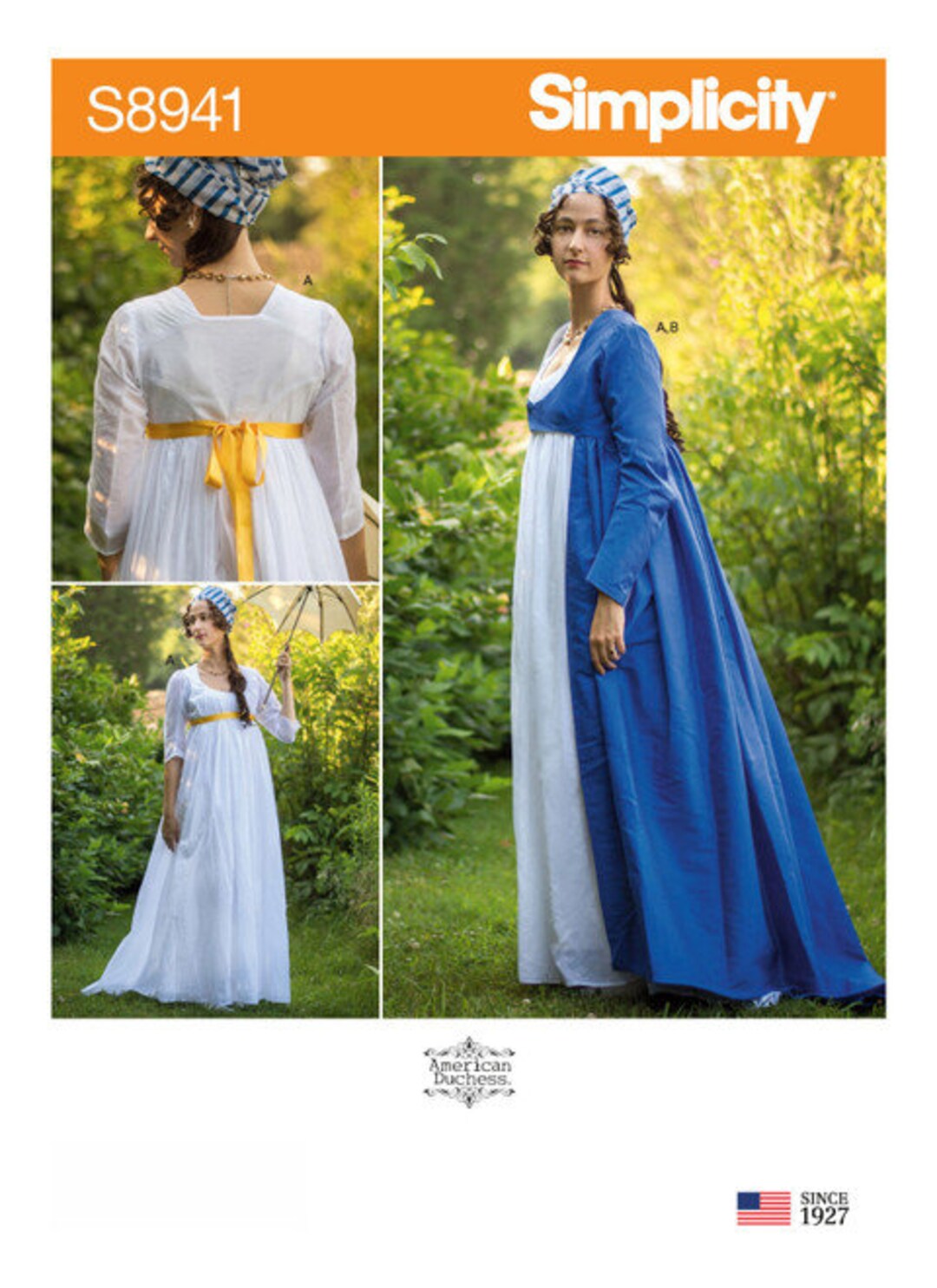 Simplicity Sewing Pattern S8941 Regency Gown & Robe Misses 6-14 UNCUT Bridgerton Jane Austen ...