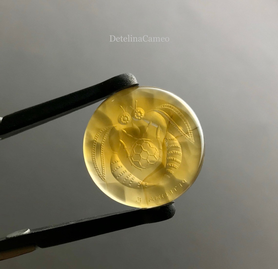 Hand Engraved Chalcedony Intaglio Bees, Minoan Palace, Hand Carved ...