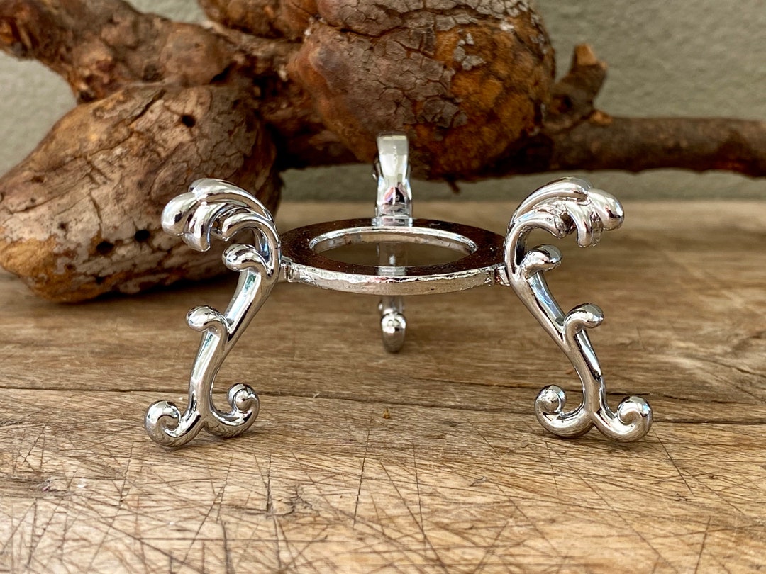 Silver Metal Sphere Holder | Sphere Stand - Etsy