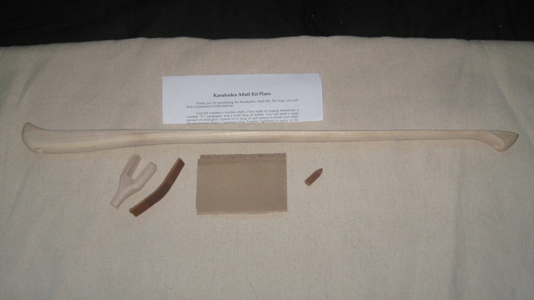 Kanakadea Atlatl Kit and Three Six Foot Dart Kits - Etsy