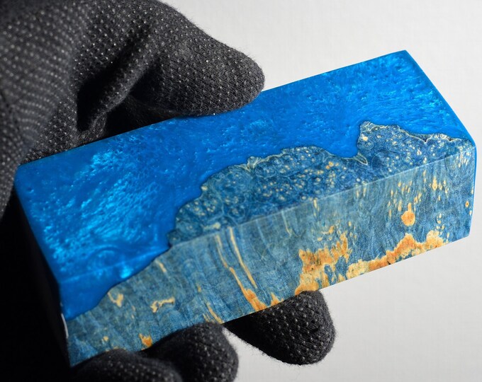 Stabilized Wood Block Burls Knife Handle Scales - Etsy