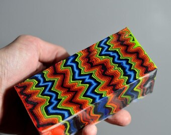 Stabilized Burl Wood Knife Handle Blank Block Scales - Etsy