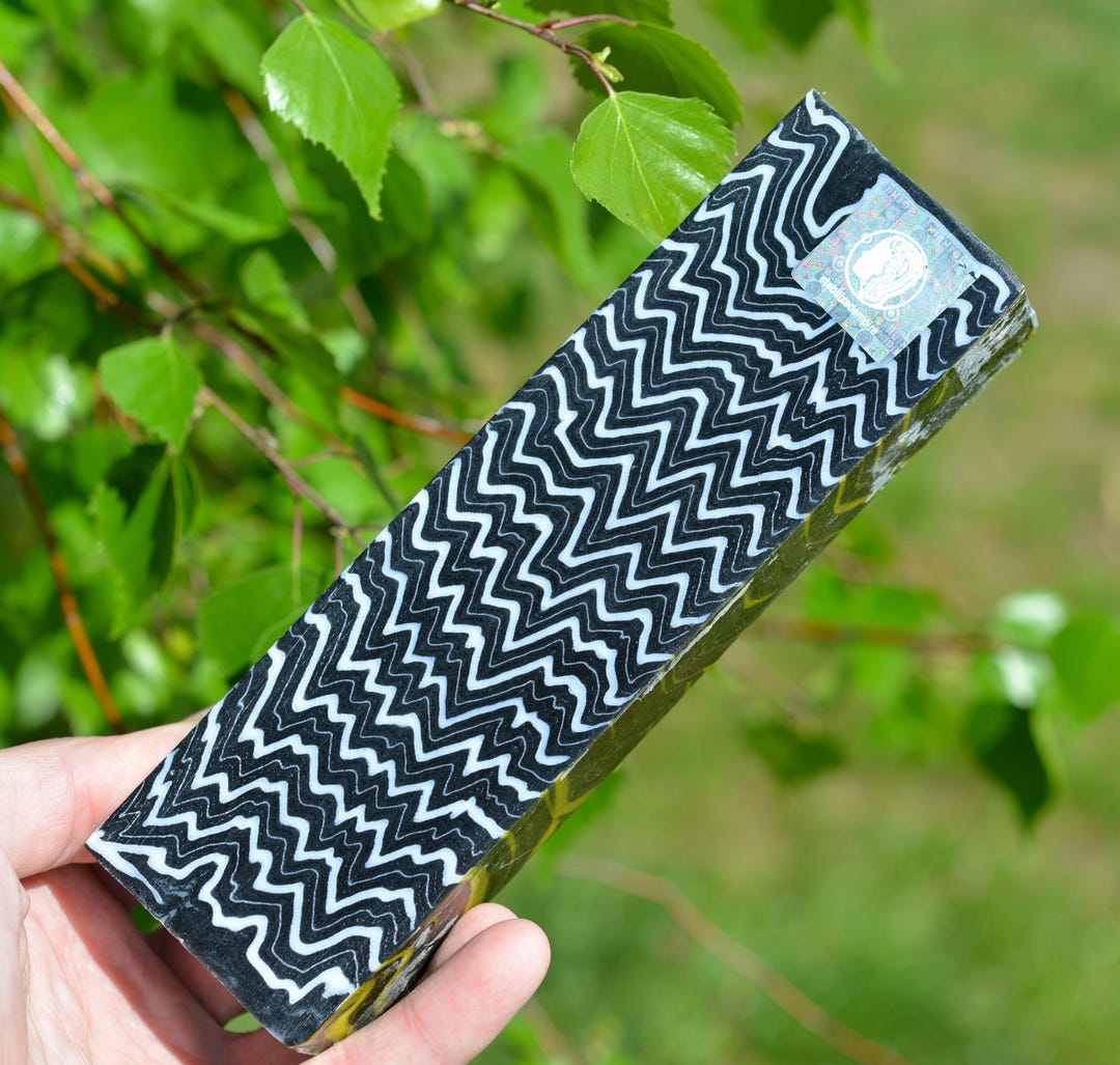 Fordite Micarta Block Knife Scales Blank Handle Stabilized Wood Burl - Etsy