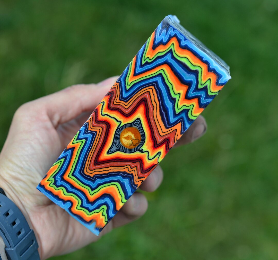 Knife Scales Micarta Block Crosscut Handle Stabilized Wood Burl - Etsy