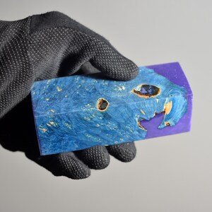 Stabilized Wood Block Burls Knife Handle Scales - Etsy