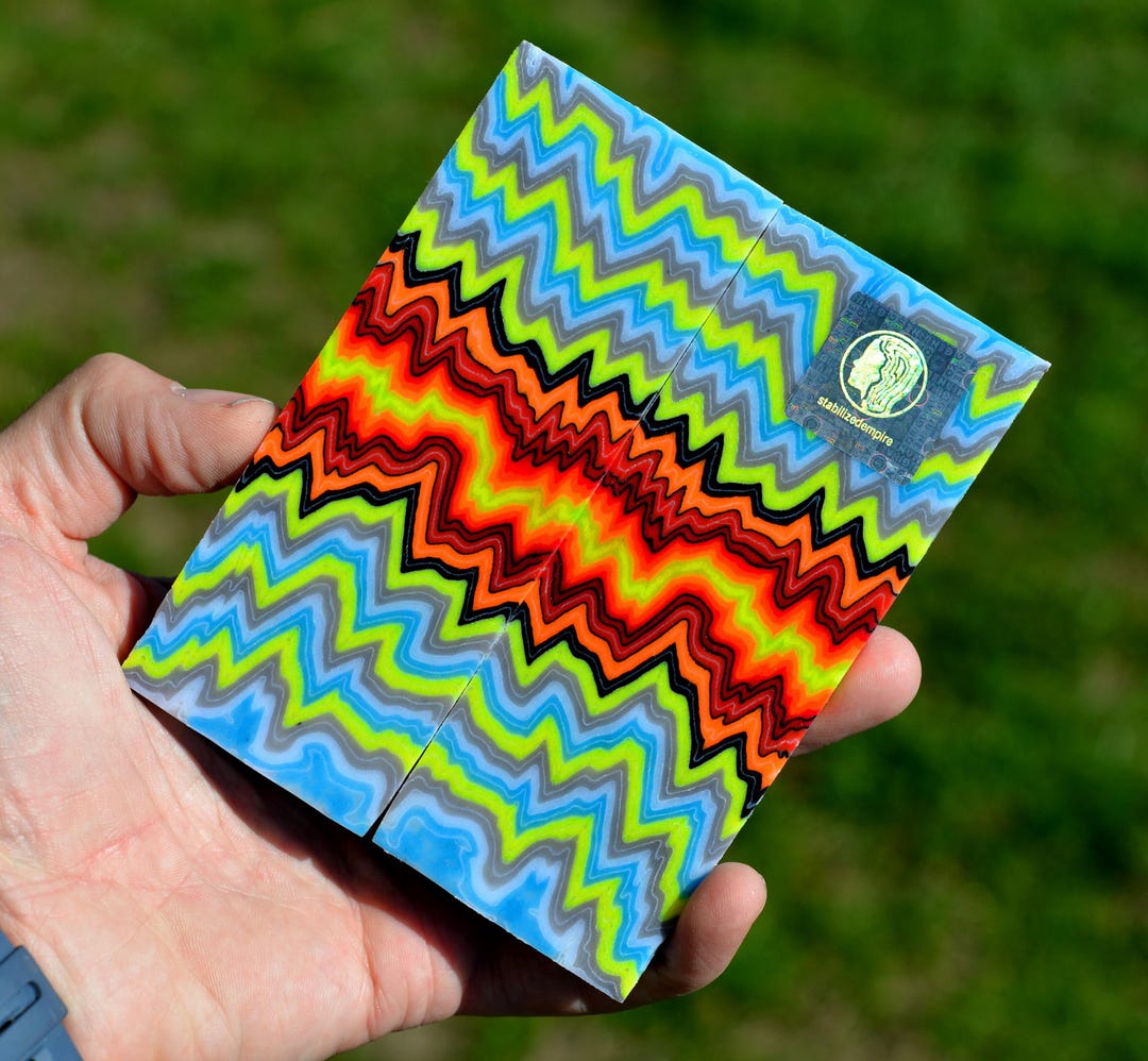 Blank Micarta Block Knife Scales Handle Stabilized Wood Burl - Etsy