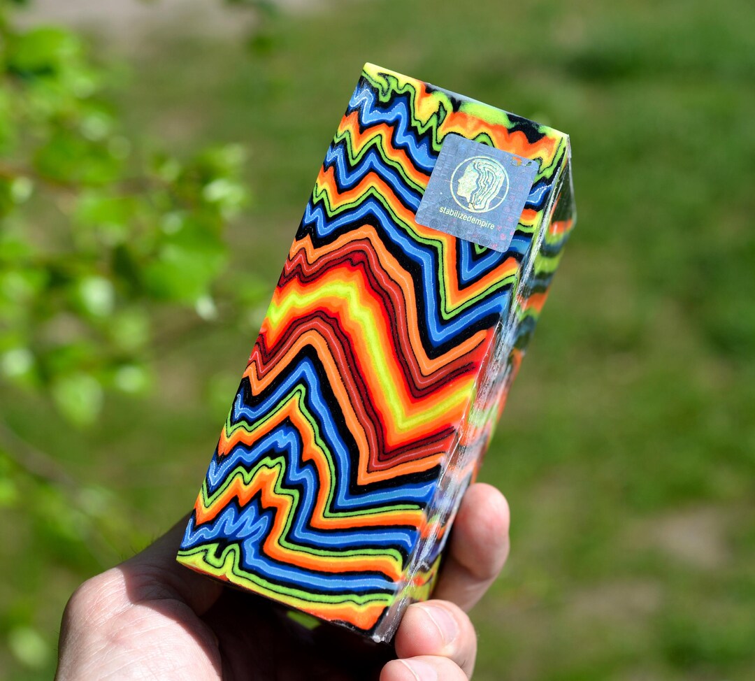 Knife Scales Micarta Block Crosscut Handle Stabilized Wood Burl - Etsy