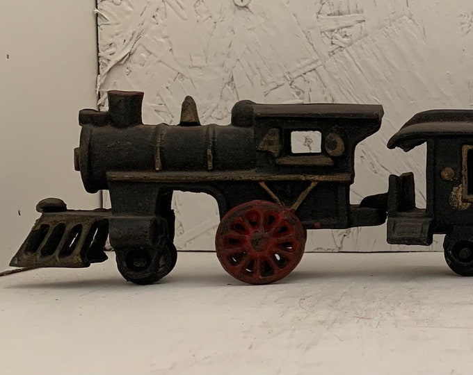 Vintage Cast Iron Toy Train Set #40 #403 #404 Locomotive, Passenger and ...