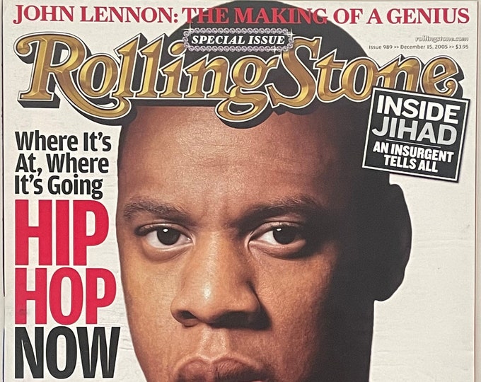 Rolling Stone Magazine #989 Jay-z December 15, 2005 - Etsy