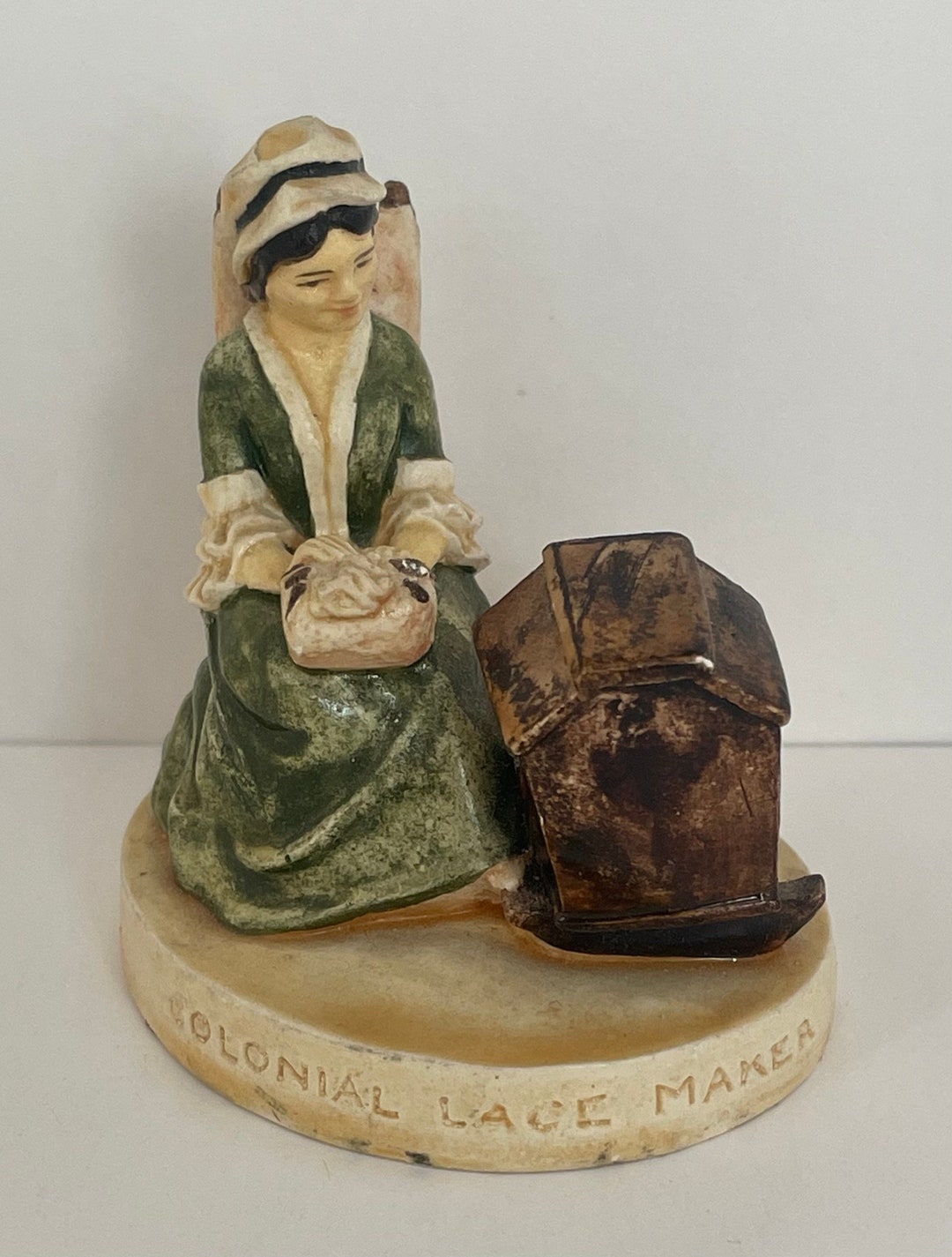 Vintage Sebastian Colonial Lace Maker Miniature Figure 1951 - Etsy